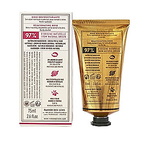 Panier des Sens Rose Hand cream for dry cracked hands with Olive oil - Made in France 97% natural - 2.6floz/75ml