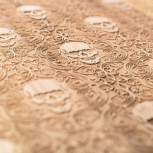 Gothic Baroque Cutting Board 14''x9.5''x.5'' Bamboo