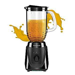 Taurus|Menina Glass| Blender with 2 speed control |Glass jar 32 oz | Modern design| Compact Size | 300 w| Easy Fit System |Easy to clean |Make it in Minutes