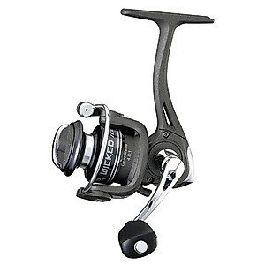 13 FISHING - Wicked Longstem - Ice Fishing Spinning Reel - NWL-CP Grey