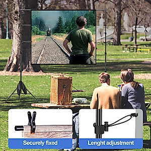 Emart Backdrop Stand - 8.5x10Ft (WXH) Photo Backdrop Stand for Paties with Carry Bag, Photography Back Drop Adjustable Stand