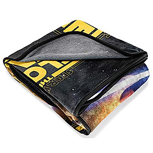 Jay Franco Star Wars Clone Wars Fierce Blanket - Measures 62 x 90 inches, Kids Bedding Features Ahsoka Tano - Fade Resistant Super Soft Fleece