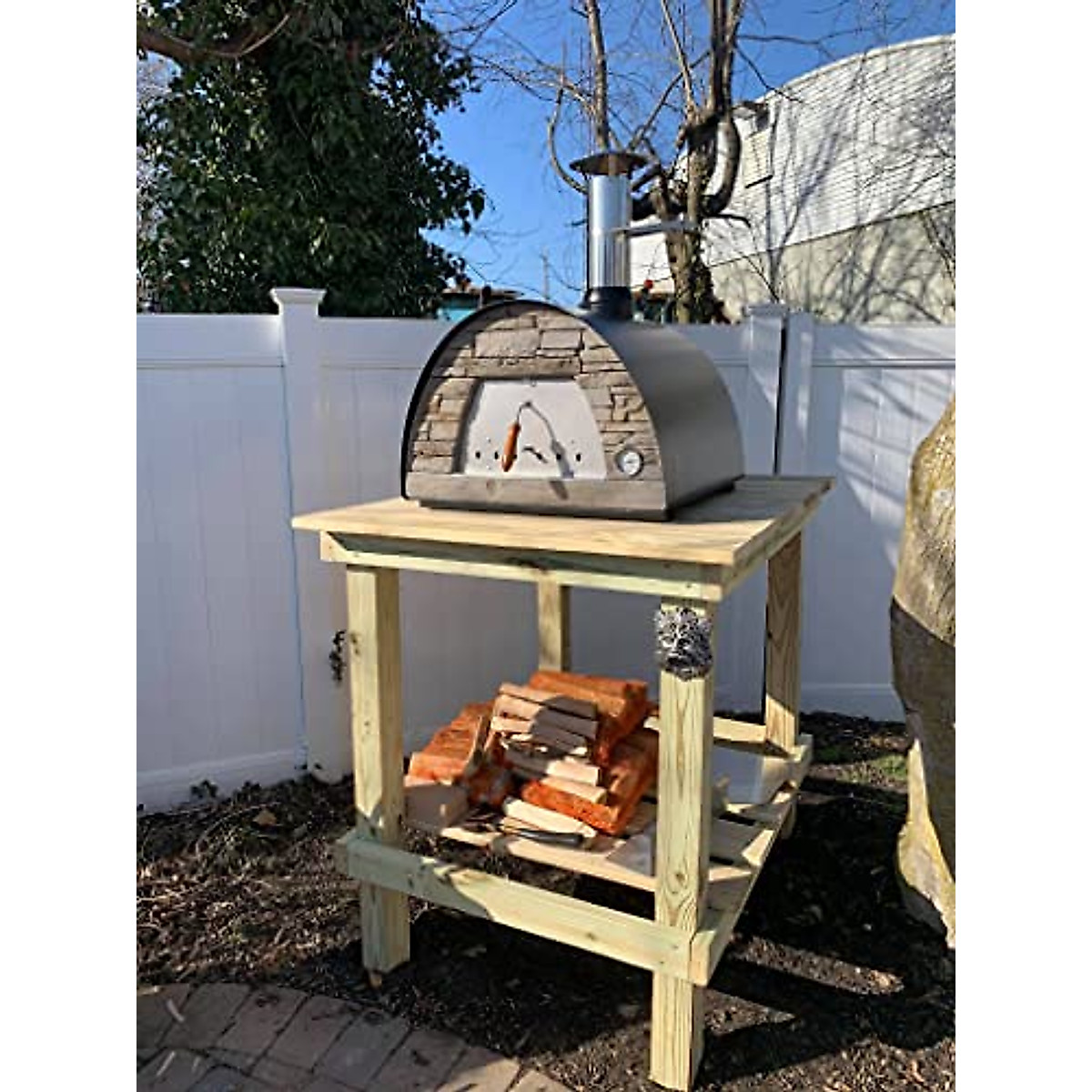 Authentic Pizza Ovens - Maximus Black Wood Fire Oven