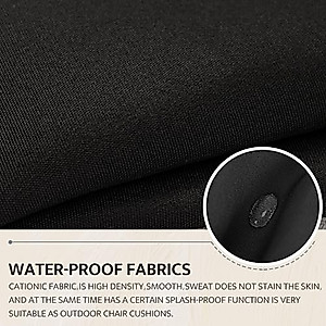 mudilun Adirondack Chair Cushion Tufted Extra Thick High Back Patio Seat Pads Outdoor Waterproof Fire Pit Rocking Chairs Cushions Non-Slip Durable Lounge Rocking Chair Cushions…