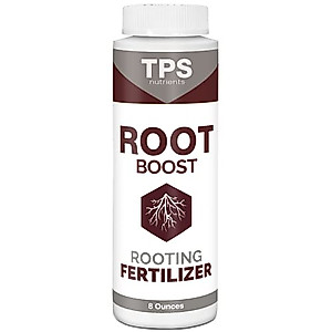 Root Boost Advanced Rooting Formula for Living Soil and White Roots, Plus Microbes by TPS Nutrients, 1/2 Pint (8 oz)
