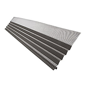 Amerimax Home Products 638010 Hoover Dam Gutter Guard, Dark Gray, 10 Count (Pack of 1)