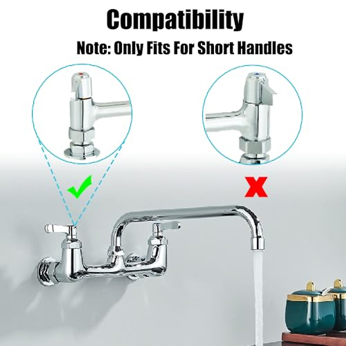 Ceramic Cartridge Assembly Compatible with T&S Brass Faucets, Temperature 40F-140F, Pressure 20PSI-125PSI, Hot Ceramic Cartridge faucet parts Replace 013787-45
