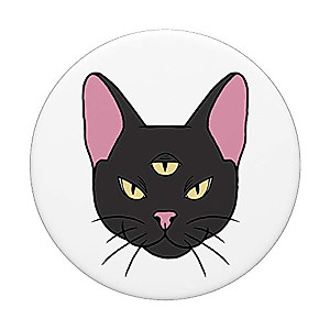 Lost Gods Third Eye Cat PopSockets PopGrip: Swappable Grip for Phones & Tablets