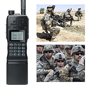 Baofeng AR-152 Military Grade 10W Long Range Walkie Talkies Ham Radio for Adults,Two Way Radio with More Rechargeable Battery and 18.89’’ Tactical Antenna Full Baofeng Accessories