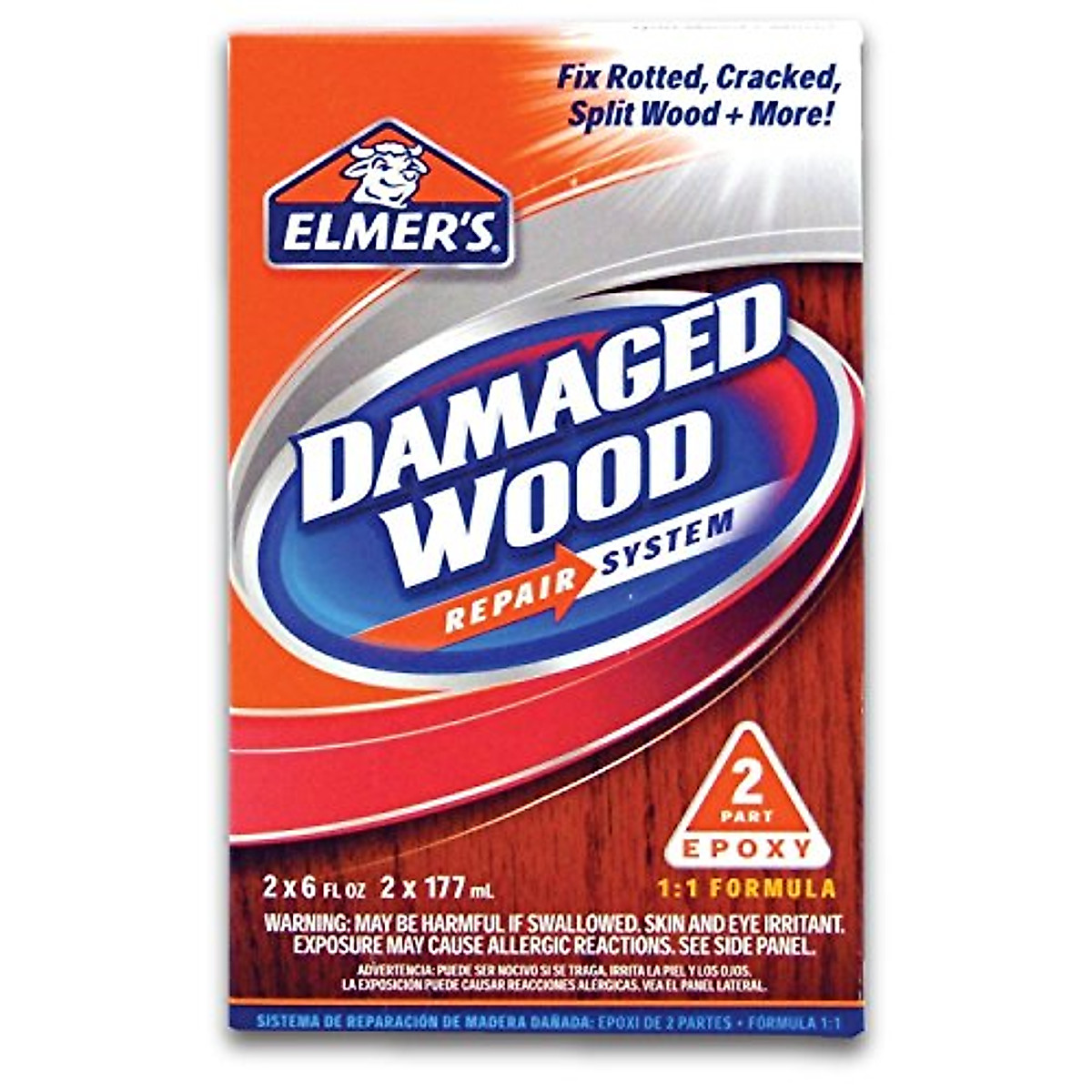 Elmer's E761Q Two 6 Oz Elmer's Damaged Wood Repair System