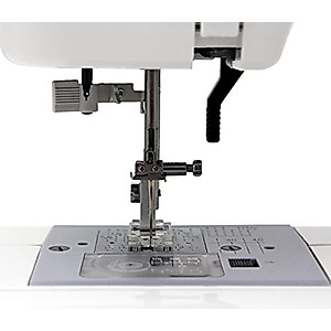Janome MOD-19 Easy-to-Use Sewing Machine with 19 Stitches, Automatic Needle Threader and 5-Piece Feed Dogs,white
