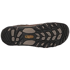 KEEN Women's Steens Vent Low Height Breathable Hiking Shoes, Shitake/Crown Blue, 8