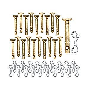 Huarntwo New Replacement 738-04155 714-04040 Shear pins and Cotter pins for MTD snowblower(20PCS)