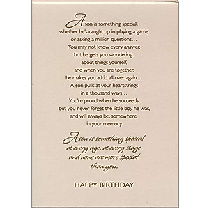 Designer Greetings What is a Son? Top Fold Birthday Card