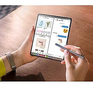 Galaxy Z Fold 5 S Pen Replacement for Samsung Galaxy Z Fold 5 Stylus Pen and Z Fold 5 S Pen Fold Edition Without Bluetooth + 2 Tips (Black)