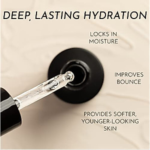 DIME Beauty Hyaluronic Acid Serum Clean Hydrator and Skin Moisturizer with Water Soluble Hyaluronic Acid