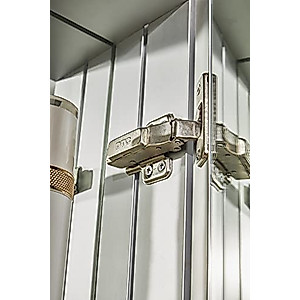 Polibi Aosmay Medicine Cabinet with Mirror/Large Storage Space/Adjustable Shelves/Soft-Closing Hinge/Three Doors, Surface Mount or Recess Aluminum, 36 * 26 Inches