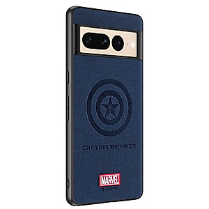 IRON SPIDER Case for Google Pixel 6, with Superhero Character Compatible Pixel 6 Leather Case (Blue)
