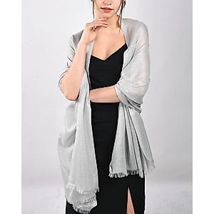 FURTALK Womens Sparkling Shawls and Wraps For Evening Party Bridal Wedding Formal Dresses