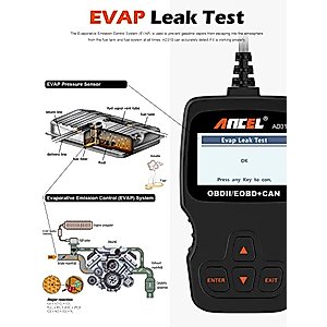 ANCEL AD310 Classic Enhanced Universal OBD II Scanner Car Engine Fault Code Reader CAN Diagnostic Scan Tool-Black