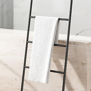 Standing Towel Racks 6 Tier Blanket Holder Blanket Ladder Rack Wall Mounted Metal Standing Towel Drying Storage Rack for Bathroom Floor (Size : Gold)