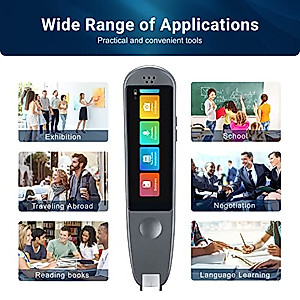 SUFUL Air Bluetooth Scanner Pen,Text to Speech Device for Dyslexia,Exam Reading Pen for Students,Voice Recognition, scanning Identification,Digital Reader Pen Voice Translator Device