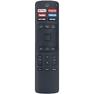 ERF3B69 Replacement Voice Remote Control fit for Hisense/Sharp 4k TV sub ERF3A69S ERF3B69S ERF3I69H W9HBRCB0006 LC-55N8003U LC-55Q7530U LC-58N7503U LC-65N8003U LC-75N8003U 55Q8070E LC-50N700