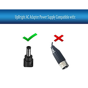 UpBright 12V AC/DC Adapter Compatible with Lobster Sports Elite One Two Three T9001 EL01 EL02 EL03 T9003 1 2 3 Tennis Ball Machine MB-3526 Silent Partner ML18-12 SSC QL-09009-B1202500F Power Charger