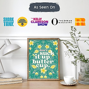 Pink Picasso Kits Self Care Collection Paint by Number for Adults & Beginners | DIY Unique 8x10 Canvas Painting Kits | Color by Numbers Arts Paint Canvas for Teens | Don't Suck it Up Buttercup