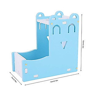 Restokki Hamster Automatic Feeder Dispenser Two-in-One Hanging Automatic Drinking Water for Bunny Chinchilla Hedgehog Squirrel,Small Pet