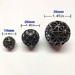CESFONJER 90Pcs Bio Balls Filter Media with Sponge Aquarium Filter Media Tank Bio Balls, for Fish Tank, Aquarium, Pond Filter Media (18mm) + 2 Pcs Aquarium Media Filter Bag