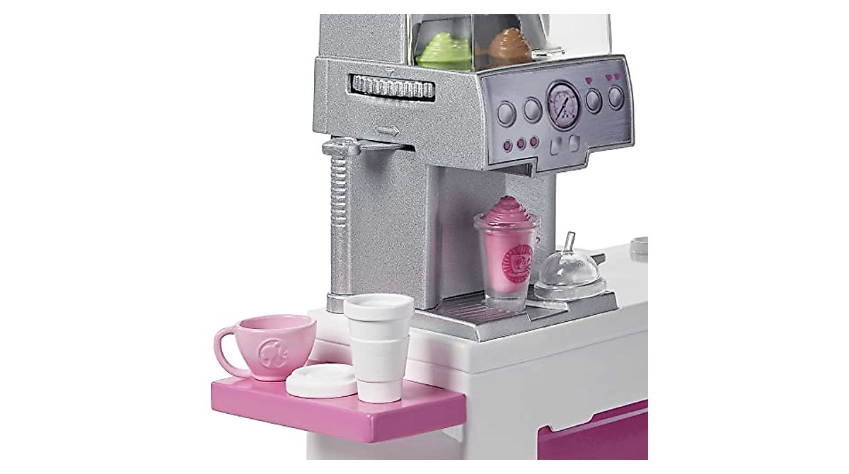 Barbie Coffee Shop Playset with Doll & 20+ Accessories