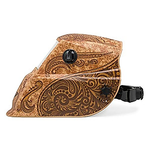 Lincoln Electric-K4134-1 Welding Helmet, Brown, Ratchet, Plastic