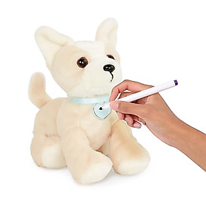 Pucci Pups – Adopt-a-Pup – Shih Tzu, Chihuahua, Poodle – Plush Toy Dogs with Dog Bed – Plush Dog for Kids Aged 2 and Up