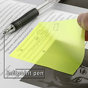 (16 Pack) Transparent Sticky Notes 3x3 in, (768 Sheets) Post Waterproof Translucent Color Memo Pads, Clear See Through Self-Adhesive Pad