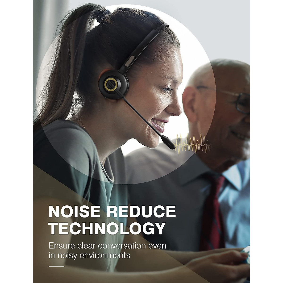 Bluetooth Headset with Microphone