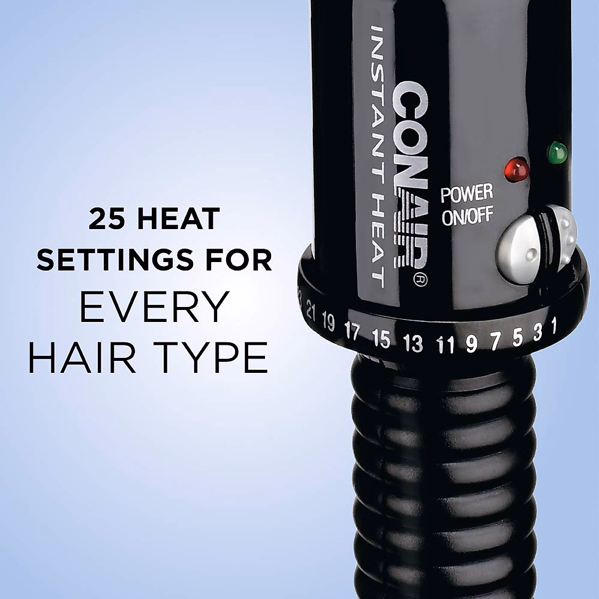 Conair Instant Heat Styling Brush, 1 1/4-Inch
