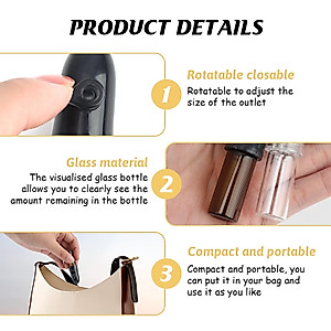 Oreutkd 4 Pack Camping Spice Containers, Portable Spice Dispenser with Knob Switch Storage Bottle, Salt and Pepper Shakers Spice Storage for Outdoor Activities Traveling Cooking (2.67" x 0.59")