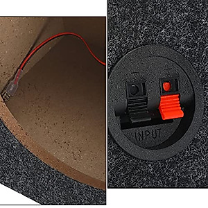 BBTO 2 Pieces Angled Style Car Audio Speaker Box 6 x 9 Inch Car Audio Enclosures Sturdy Constructed Truck Speaker Box for Home Vehicle Car Subwoofer Sound Supplies