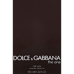 Dolce & Gabbana The One Eau de Toilette Spray for Men, 3.3 Ounce