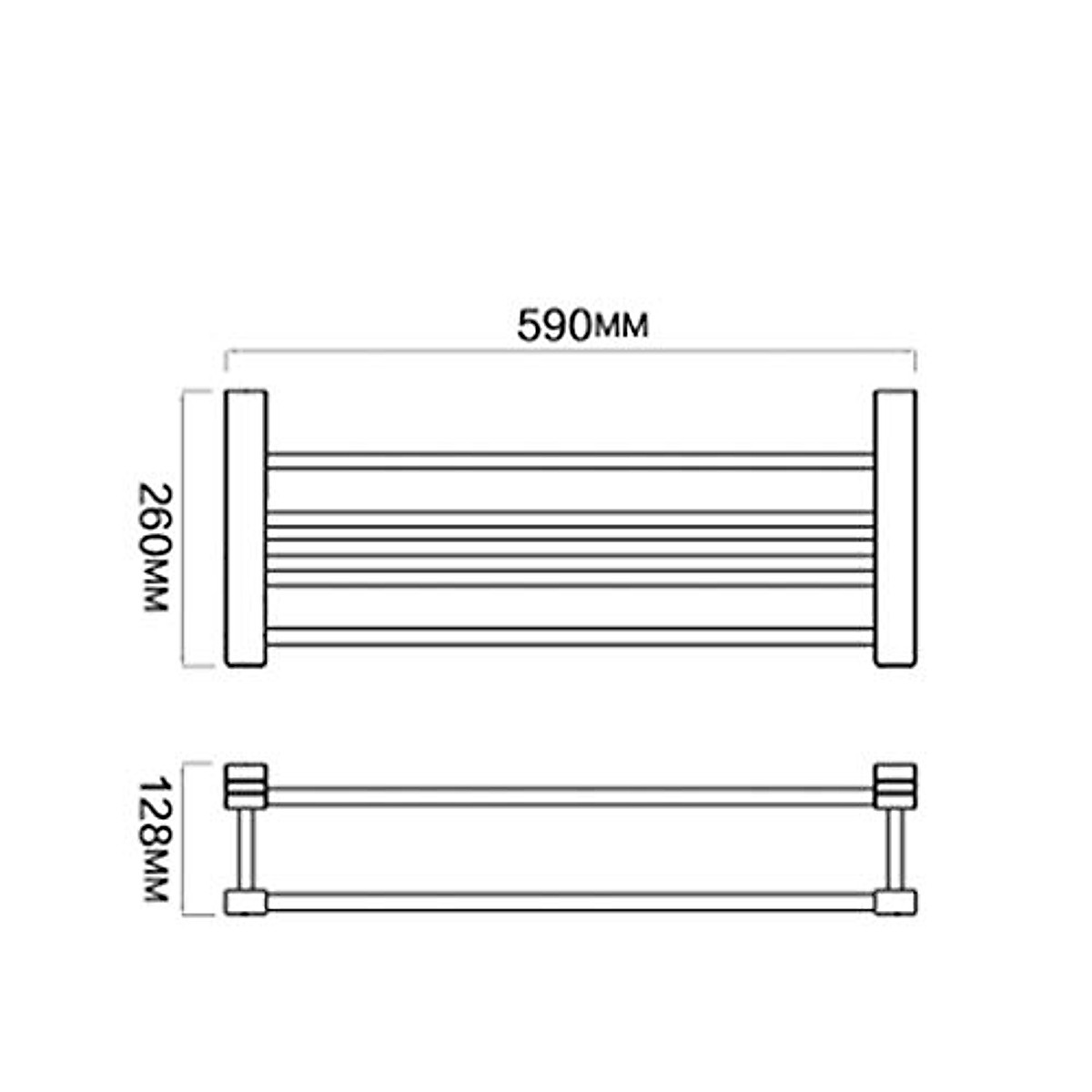 JJZXD New Stainless Steel Clothes Hooks Door Rack Bathroom Kitchen Bedroom Towel Hanger Holder Hanging Loop