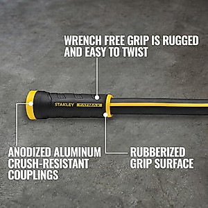 Stanley FatMax Garden Hose, 100' x 5/8", Black