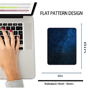 GZXHS Small Mouse pad mall, only Takes up Mouse Space, Mini Travel Carry Washable Non-Slip Rubber Base, Office, Small Space, 5x6inches