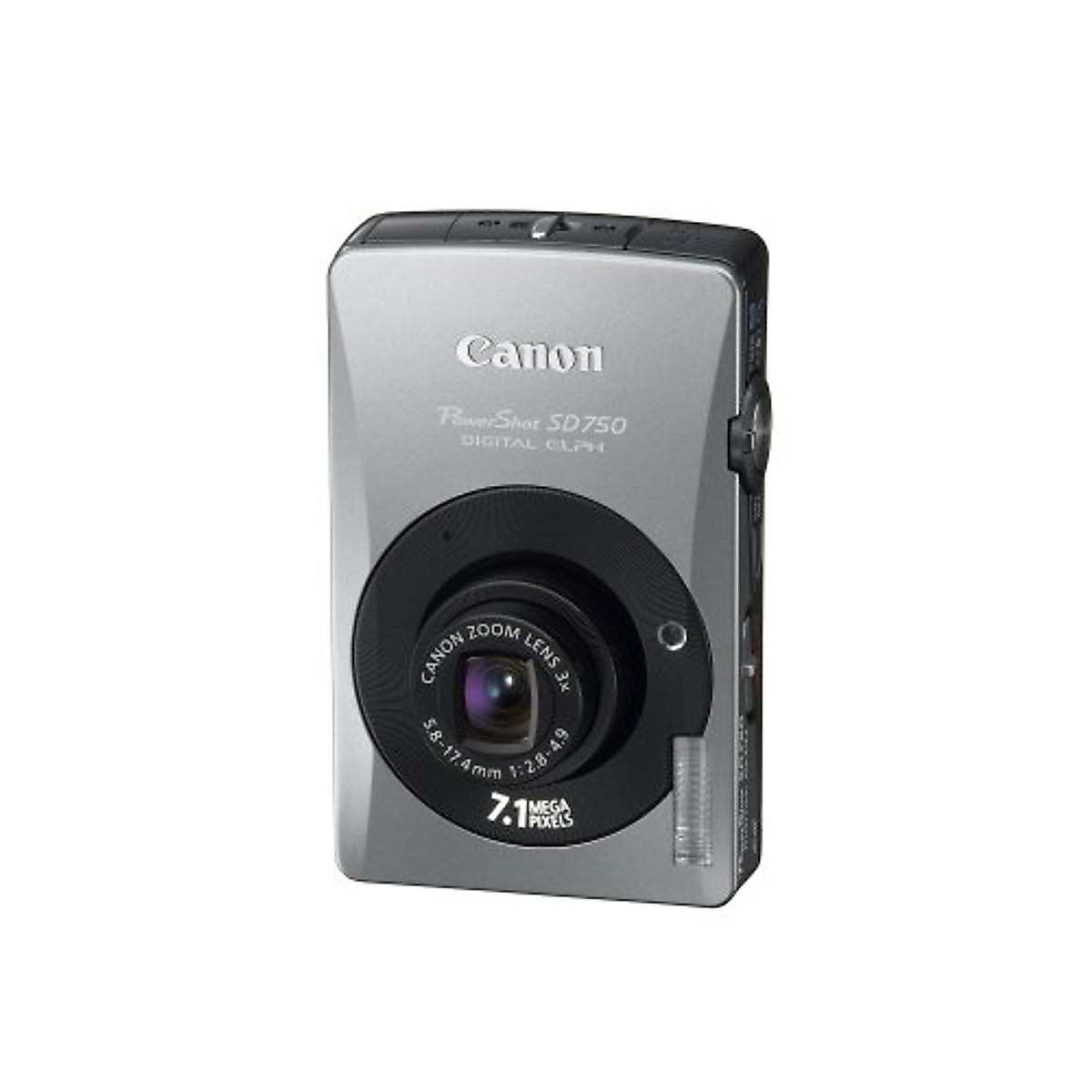 Canon PowerShot SD750 7.1MP Digital Elph Camera with 3x Optical Zoom (Black)