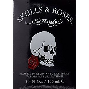 Skulls and Roses Ed Hardy Eau De Parfums for Women, 3.4 Ounce