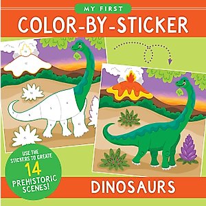 My First Color-by-Sticker Book - Dinosaurs