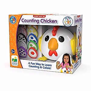The Learning Journey Learn With Me - Counting Chicken - Counting, Numbers & Colors STEM Teaching Toddler Toys & Gifts for Boys & Girls Ages 2 Years and Up - Award Winning Preschool Learning Toy