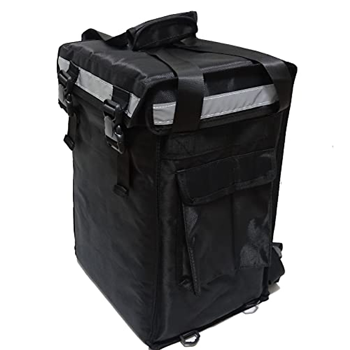 PK-34V: Small Food Delivery Backpack for Hot and Cold 13" L x 9" W x 18" H, Beverage Delivery Carrier, Drinking/Coffee Take Out Delivery Box, Thermal Bags, Top Loading