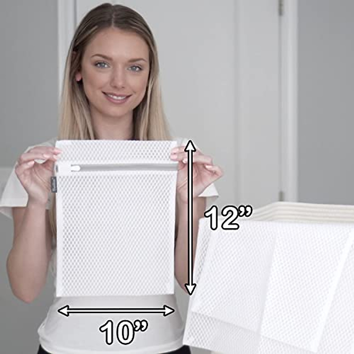 Mesh Laundry Bags - Honeycomb Mesh Wash Bag for Delicates, Underwear, Lingerie, Bra, Pantyhose, Socks (Assorted)