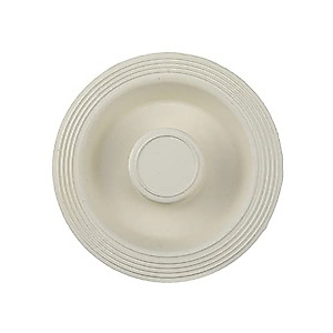 Faotup 2Pcs White Rubber Sink Stoppers Bathtub Stoppers Sink Stopper for Bathroom Laundry Drain Sink Stoppers Universal, 4.01"x4.01"x0.98"